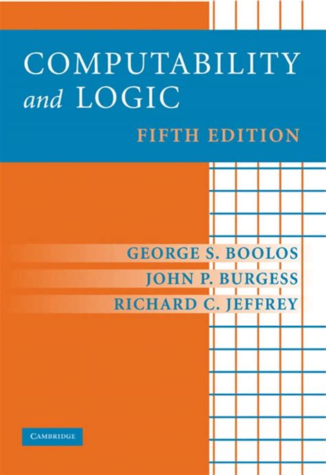 Computability And Logic Books Abakcus