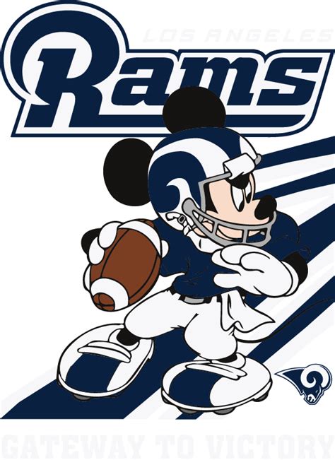 Los Angeles Rams Svg Love Svg Heart Mickey Mouse Love Svg Inspire