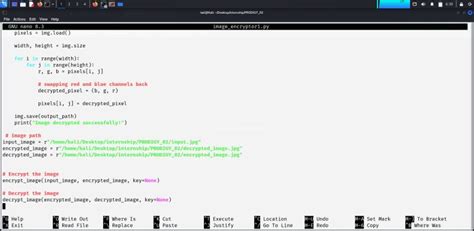 Prodigy Cybersecurity Python Imageencryption Internshipexperience Megha Mariam Moncy