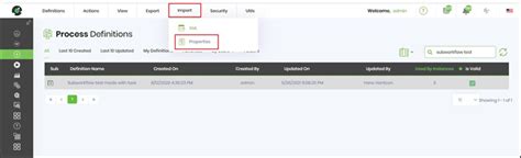 Import Process Definition Flowwright