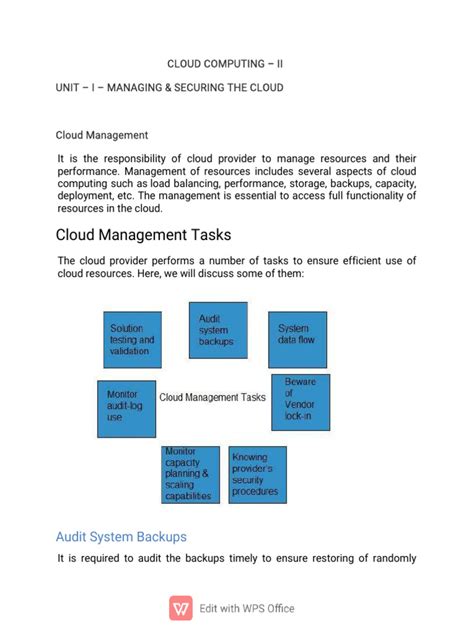 Cloud Computing Ii Unit I Pdf