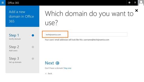 Office Manage New Domain