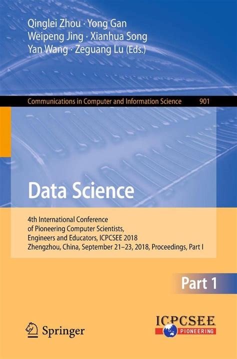 communications in computer and information science 901 data science