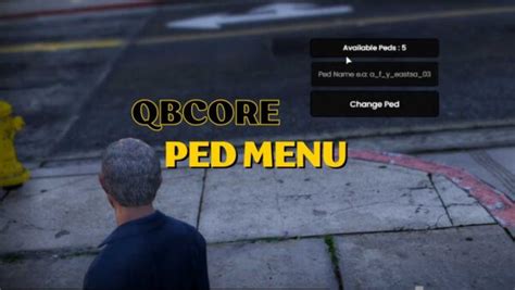 Qbcore Ped Menu QBCore Script