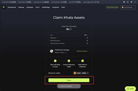 Khala Asset Claim System Is Now Live 💬 Community Phala Community