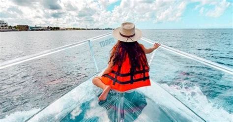 Von Cancun Aus Sightseeing Tour Mit Dem Glasboot Getyourguide