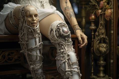 Premium Ai Image Prosthesis Leg Of The Future Generative Ai