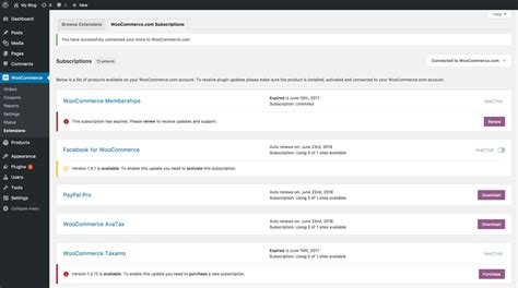 Managing Subscriptions Codibu