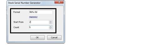 Serial No Module SQL Documentation