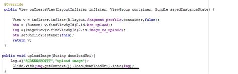 Android Firebase Glide Nullpointerexception Stack Overflow