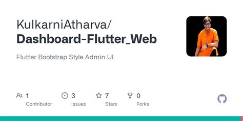 GitHub KulkarniAtharva Dashboard Flutter Web Flutter Bootstrap Style Admin UI