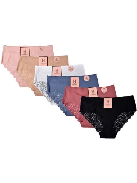 Bragas Mujer Ultra Confort Corte Láser Pack De Multicolor Mujer