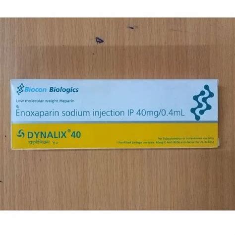 Enoxaparin Sodium Injection 40 Mg At ₹ 474 Box In Noida Id 2850556208197