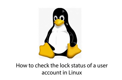 How To Check The Lock Status Of A User Account In Linux