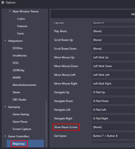 Enable Pause Screen From Keyboard Noobs Launchbox Community Forums