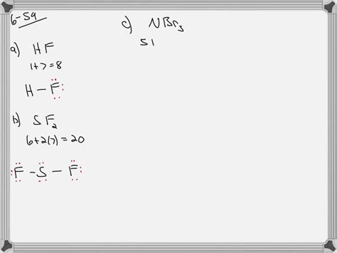Solved Draw The Lewis Structure For Each Of The Following Molecules A