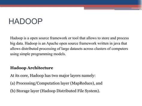 Case Study On Big Data PPTX Databases Computer Software And Applications