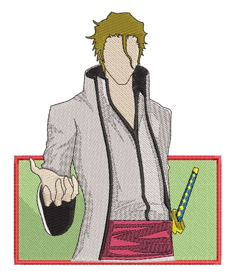 Anime Embroidery Pattern Aizen Sosuke Simple A G E Store