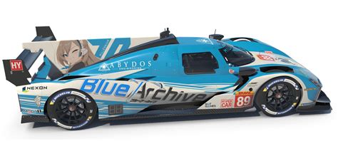 Blue Archive Itasha Cadillac GTP WEC By Brandon Dollar Trading Paints