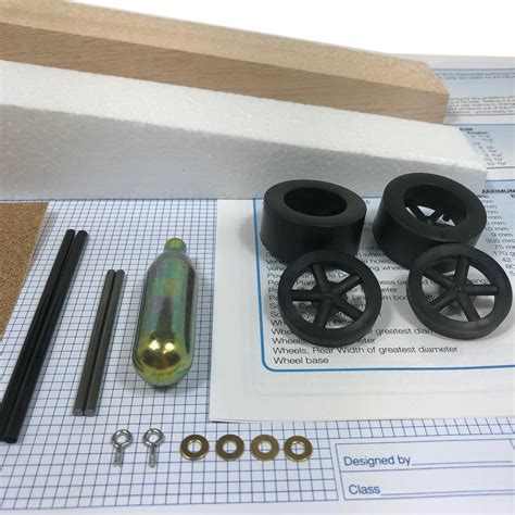 Basswood Co2 Dragster Prototype And Build Kit Includes Instructions An Sciencepurchase
