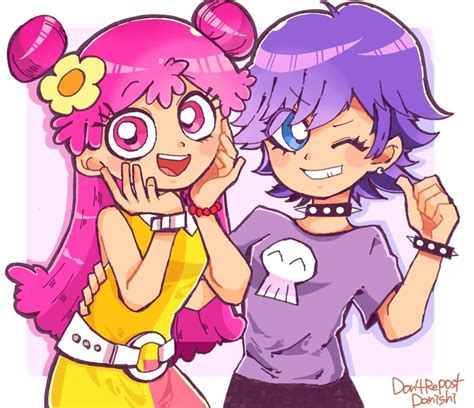 Yoshimura Yumi And Oonuki Ami Hi Hi Puffy Amiyumi Drawn By Danishi Danbooru