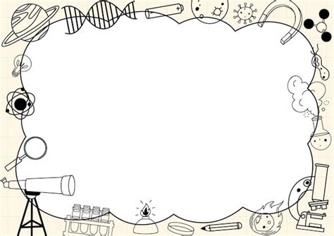 Clipart Science Border Design Clipart Science Border