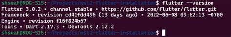 Wsl2 Development Guideflutter Installationmd At Master · Shseah601