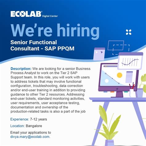 Ecolab Digital Center On Linkedin Technology Opportunity Growth Development Saphiring