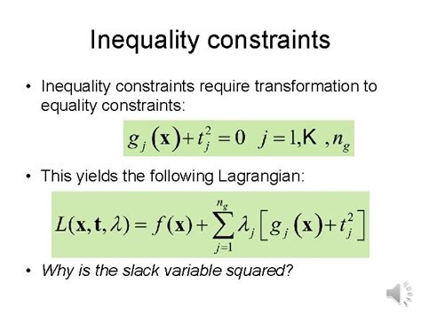 Optimality Conditions For Constrained Local Optima Lagrange Multipliers