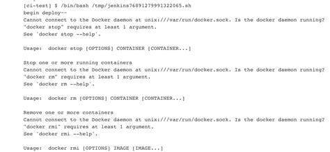 Jenkins容器无法执行docker命令 咕噜噜的肥猫 博客园