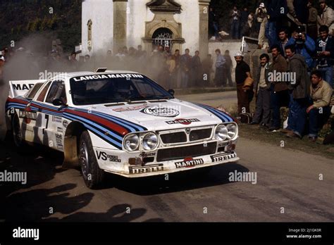 Adartico Vudafieri Ita Maurizio Perissinot Ita Lancia Rally 037 Grb Martini Racing Stock