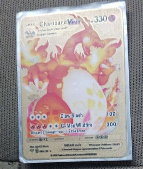 Mavin Pokemon Tcg Vmax Gigantamax Charizard G Max Wildfire New Un Played Card