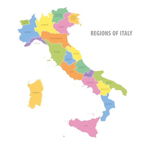 Italy Regions Map Italy Map Map Of Italy Regions Deta Vrogue
