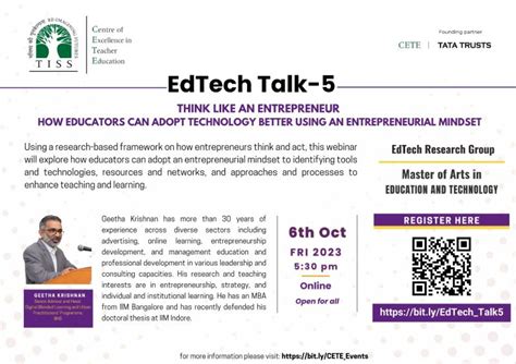 Anil Mammen On Linkedin Looking Forward To Geetha Krishnans Talk This Friday On Thinking Like An