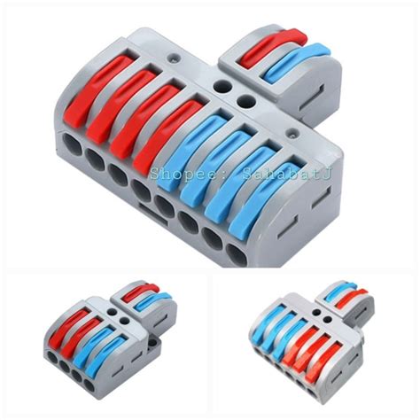 Jual Konektor Kabel Wago Spl 42 Spl 62 Spl 82 Wire Connector Terminal Block Spl Pct Shopee