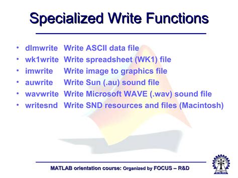 Matlab Fundamentals Of Matlab 1 Ppt