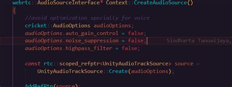 Request Configurable Audio Options Noise Suppression Auto Gain Etc Issue Unity