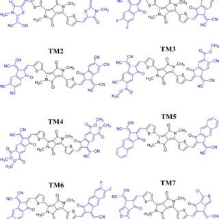ChemDraw Structures Of Reference TMR And TM1 TM7 Chromophores Download Scientific Diagram