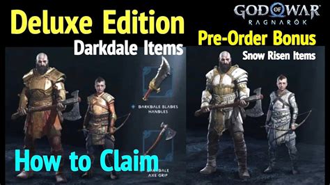 How To Get Darkdale And Risen Snow Bonus Armor God Of War Ragnarok