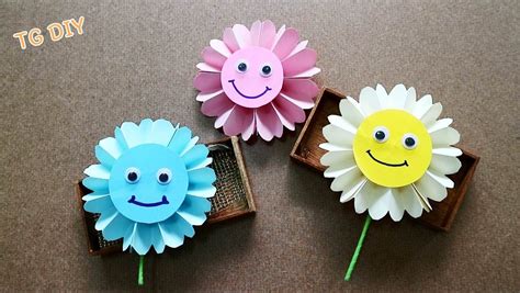 ทำดอกไม้กระดาษ สอนทำดอกทานตะวัน ทำดอกไม้กระดาษ สอนพับดอกไม้ วิธีทำดอกไม้ By Tg Diy