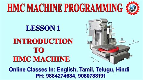 Hmc Programming Hmc Programming Tamil Hmc Machine Operator Youtube