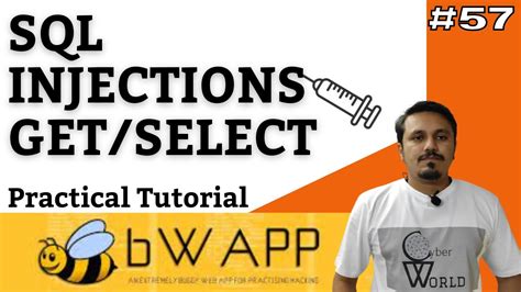 Bwapp Sql Injection Getselect Bwapp Tutorial Sql Injection Bwapp Cyber World Hindi