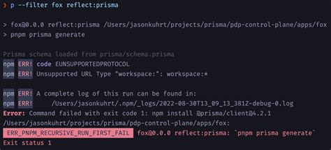 Unable To Run Prisma Cli In Pnpm Monorepo From Workspace Install · Issue 15081 · Prismaprisma