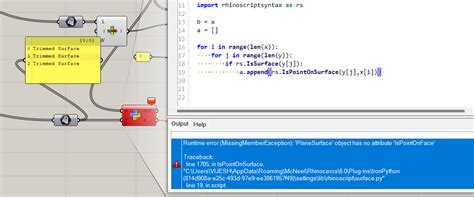 Rhinocommon Ghpython How To Find If A Point Lies On A Surface