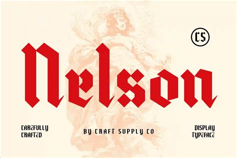 Cs Nelson Gothic Font Free Visuely