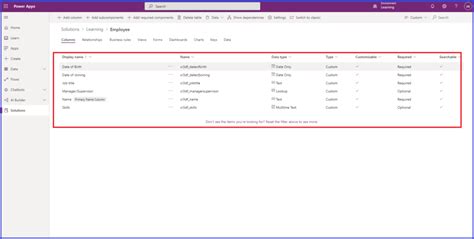 how to create columns of different data types using plugin nebulaa