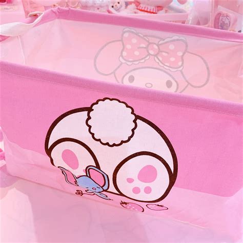 My Melody Folding Storage Box Jk1859 Juvkawaii