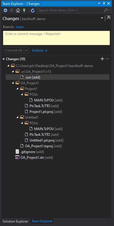Using Git With Twincat 3 — Plc And Scada Programming Automation