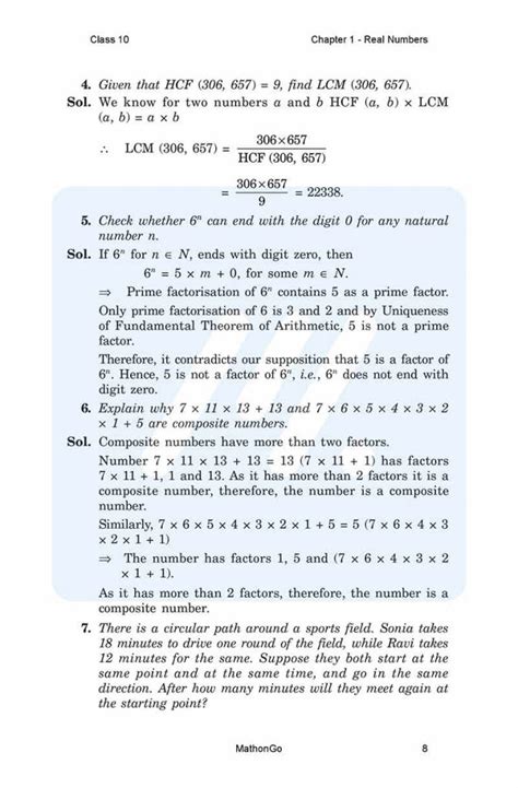 Ncert Solutions For Class 10 Maths Chapter 1 Real Numbers Mathongo