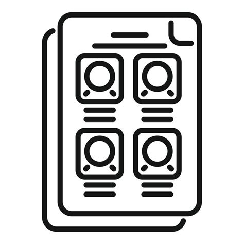 Client Datasheet Icon Outline Vector Data Crm 14837476 Vector Art At